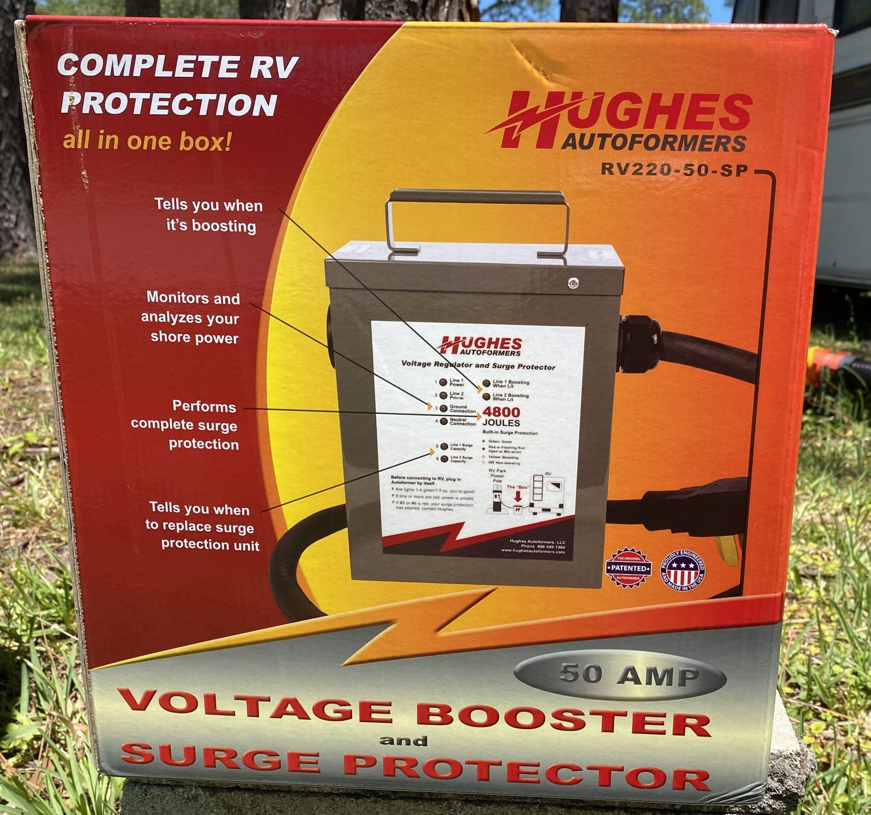 Hughes Autoformer Voltage Booster Review - Bubba On The Road