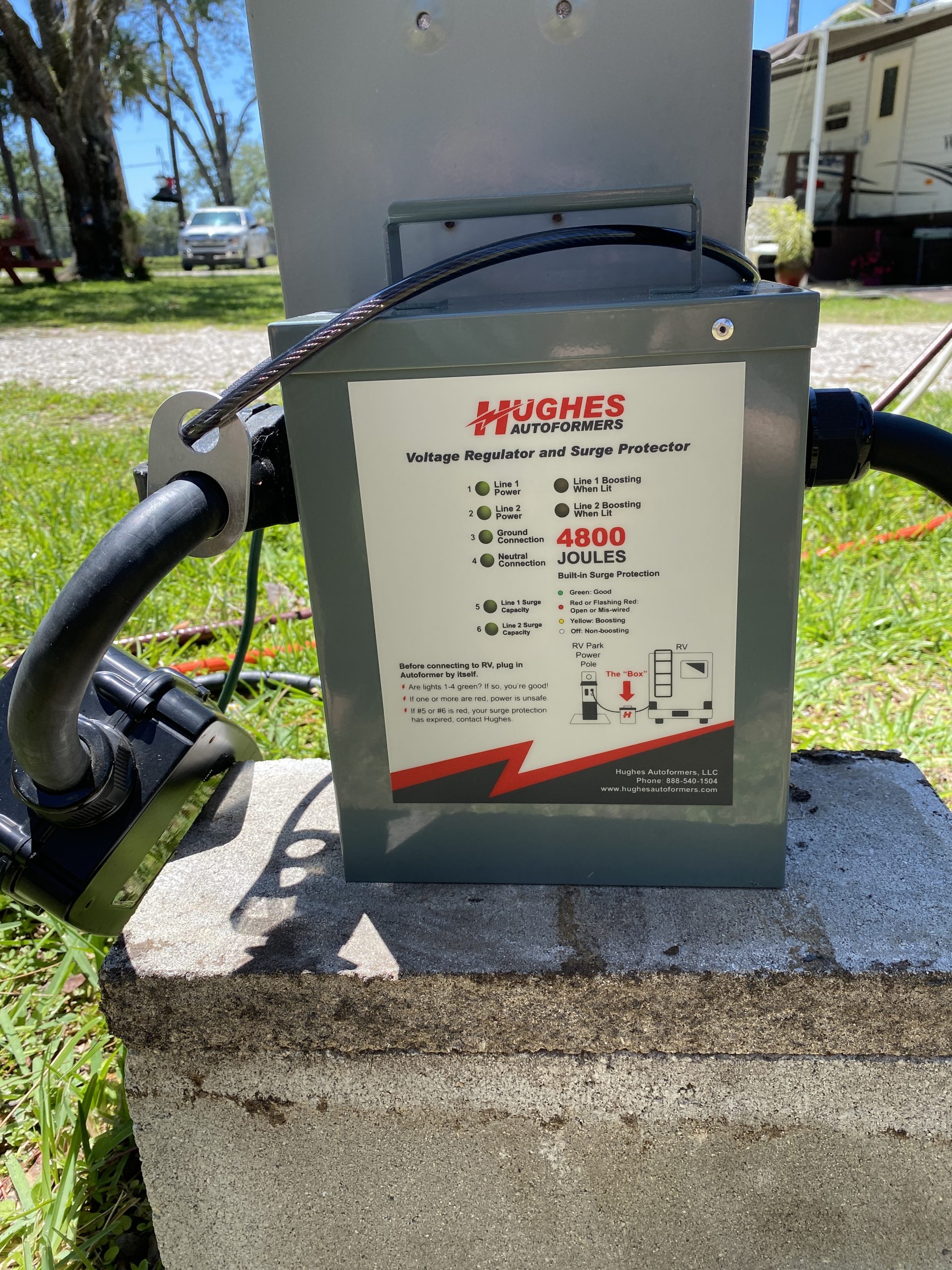 Hughes Autoformer Voltage Booster Review - Bubba On The Road